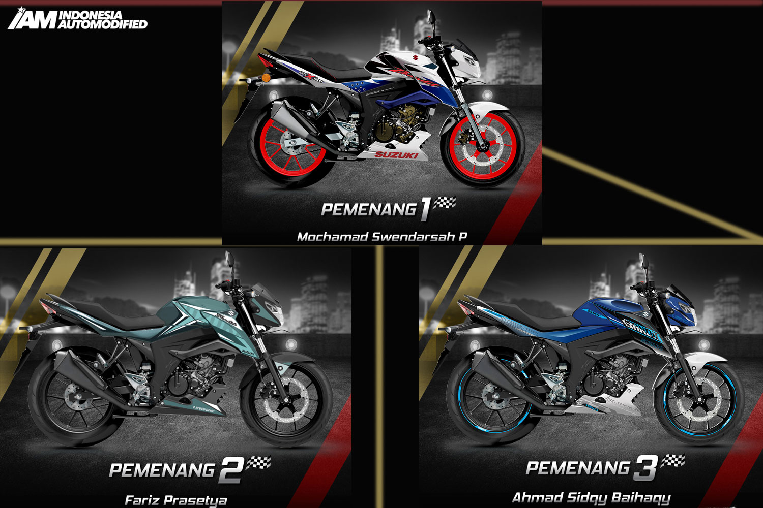 Suzuki Umumkan Pemenang Kompetisi Digital Modifikasi GSX Periode Ketiga ...