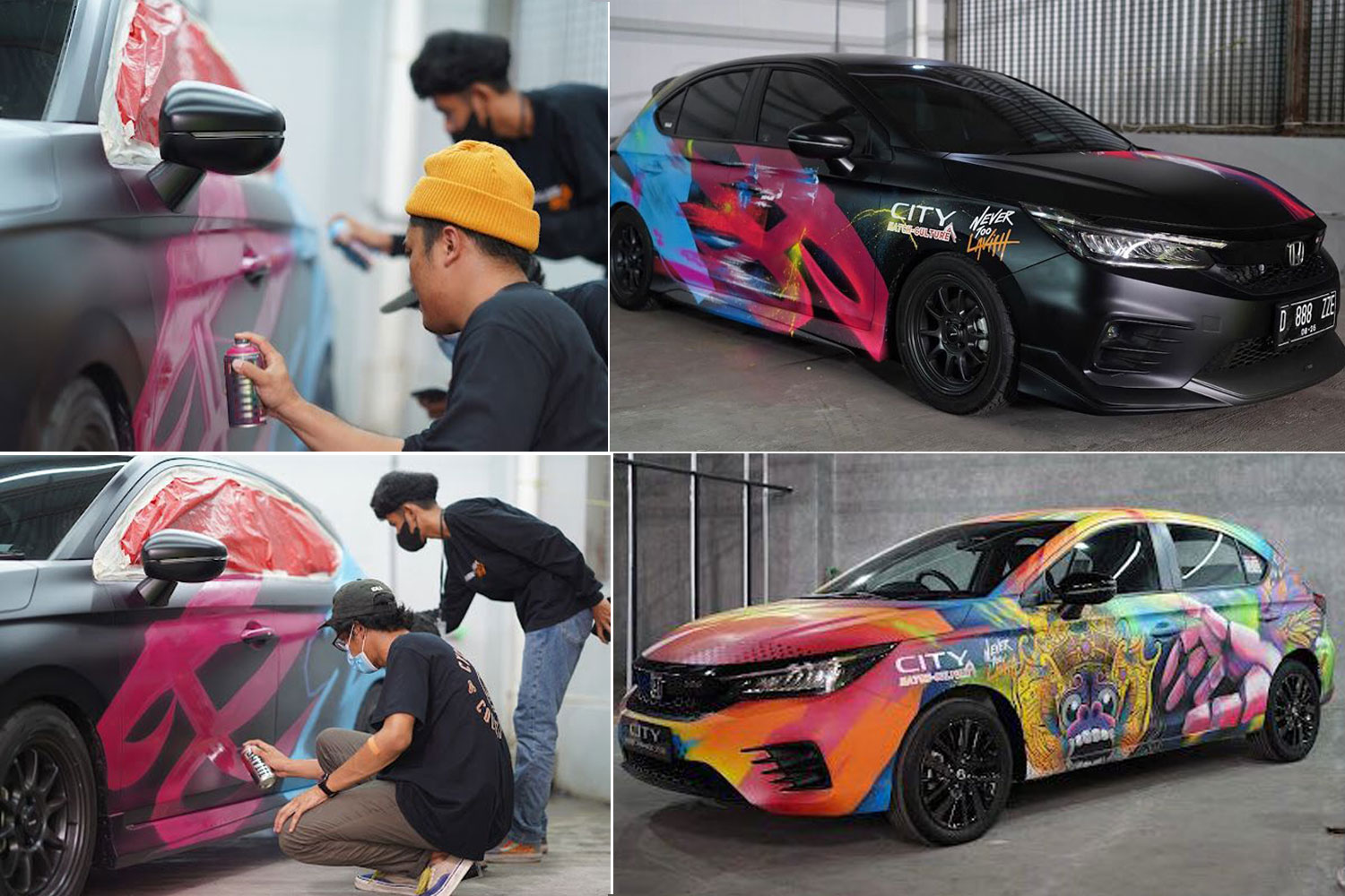 Modifikasi Honda City Hatchback RS Tampil di Event Virtual IMX 2021 ...